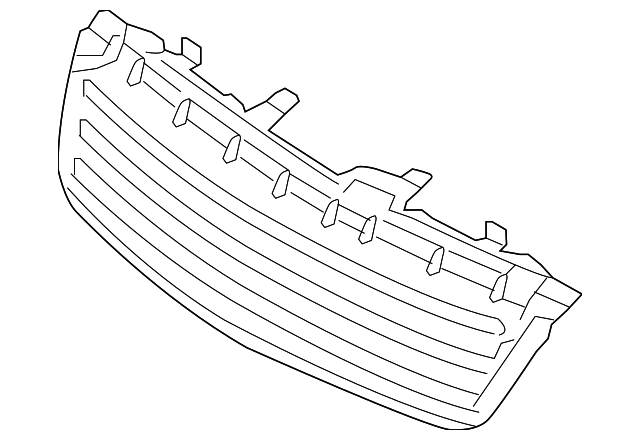 86350-2J001 - Grille 2009 Kia Borrego | Kia.Parts Store