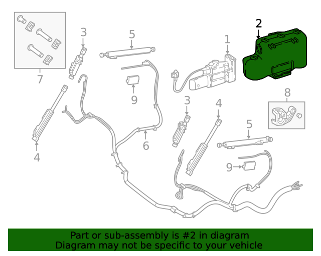 238-800-18-00 - Hydraulic Pump Insulation 2020-2023 Mercedes-Benz ...