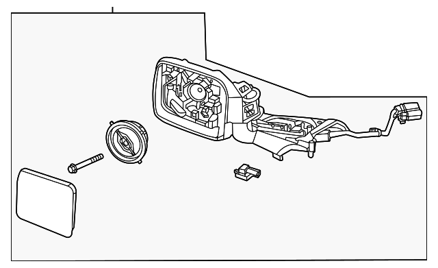 2021-2024 Ford Bronco Mirror Assembly m2dz17683bc | Retail Performance ...
