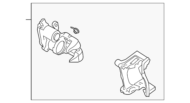 2021-2023 Genesis GV80 Caliper 58310-T6A20 | QuirkParts