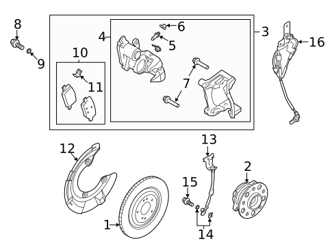 Rear Brakes for 2025 Genesis GV80 | Parts Genesis of Cary