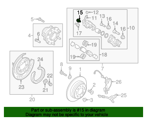 2006-2021 Kia OEM NEW 2006-2020 Kia Optima Disc Brake Caliper Guide ...