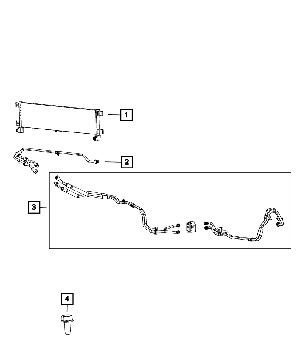 2019-2025 Ram Transmission Oil Cooler 68322494AD | Mopar eStore