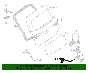 099-906-86-00 - Tailgate Lift Motor 2016-2024 Mercedes-Benz ...