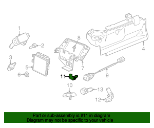 2010-2024 Jaguar Camshaft Sensor AJ811224 | OEM Parts Online