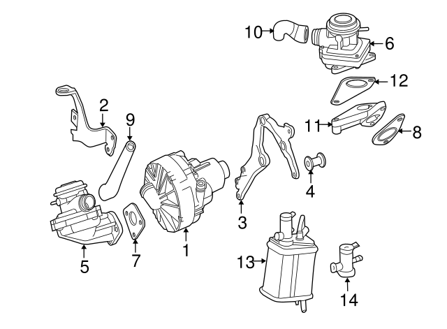 000-470-63-93 - Vapor Canister Purge Solenoid 2007-2009 Mercedes-Benz ...