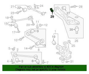 2007-2024 Ford Lower Control Arm Lock Nut W711481-S900 | Blue Springs ...