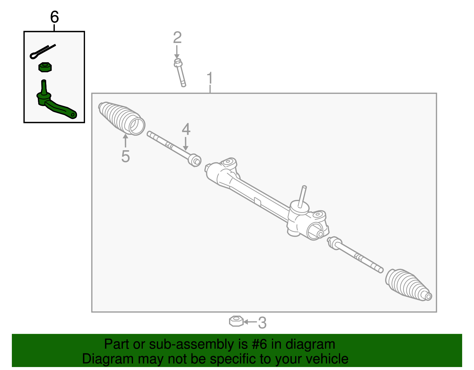 45046-09480 - Outer Tie Rod 2014-2018 Toyota Yaris | Longo Toyota Parts
