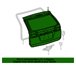 2011-2020 Toyota Sienna Lift Gate 67005-08100 | Toyota Parts Center