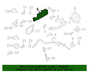 Genuine Porsche 9Y0-839-885-A |Handle Base | FREE Shipping on Most ...