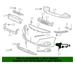 2021-2022 Honda Accord Side Duct 71312-TVA-F00 | Honda Factory Parts