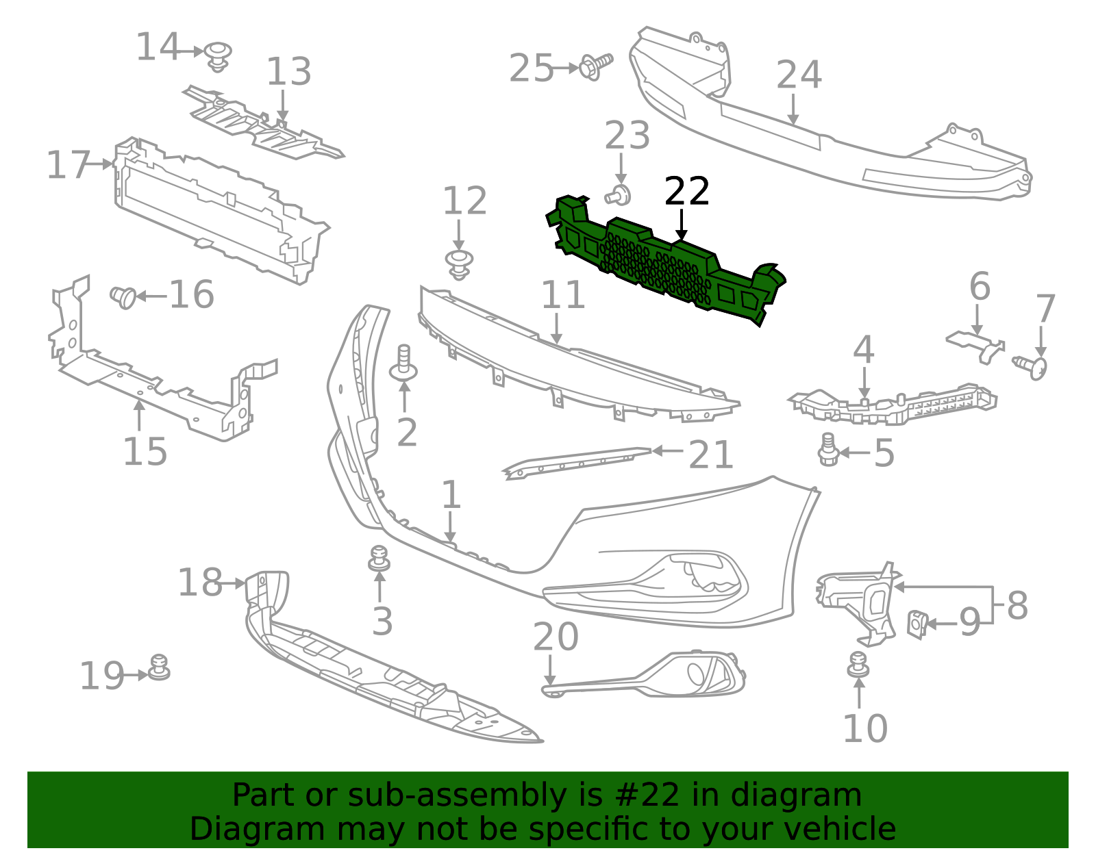 71311-TVA-F00 - 2021-2022 Honda Accord - Absorber | Genuine Honda Parts