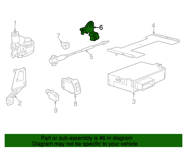 Genuine BMW 65-71-8-367-173 | Cable Bracket | FREE Shipping on Most ...