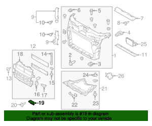 2016-2019 Ford Explorer Lower Bracket Support Bracket FB5Z-8B455-B ...