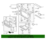 2016-2019 Ford Explorer Lower Bracket Support Bracket FB5Z-8B455-B ...