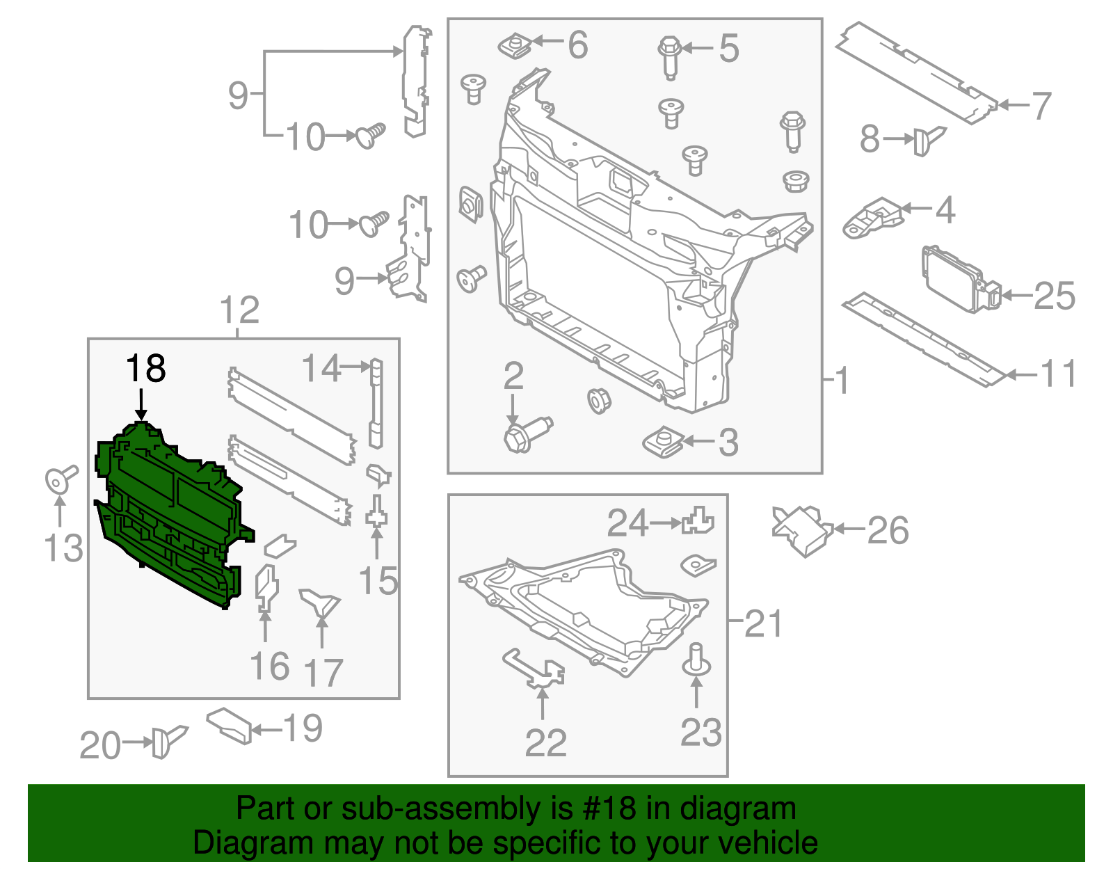 2016-2019 Ford Explorer Lower Bracket JB5Z-8B455-A | OEM Parts Online