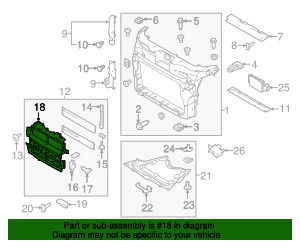 Genuine OEM Ford Part - Lower Bracket JB5Z-8B455-A | Genuine OEM Ford ...