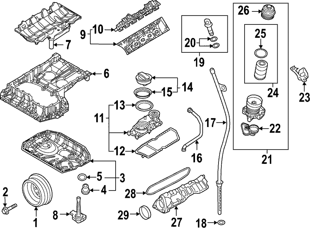 2021-2024 Audi RS7 Sportback Vent Tube 0P2-103-282-A | Audi USA Parts