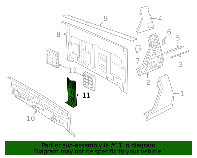 68368176AA - Trailer Hitch - 2020 2021 Jeep Gladiator | Mopar Parts Canada
