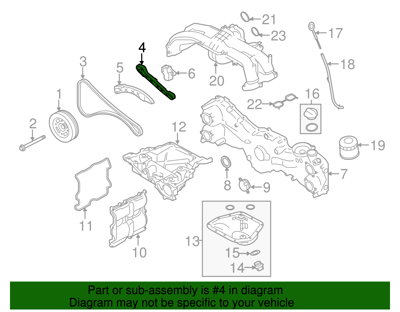 2011-2024 Subaru Guide 13144AA200 | OEM Parts Online