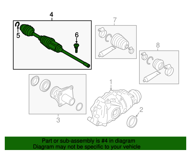 31608657289 - 2016-2019 BMW Axle Assembly (31-60-8-657-289) | BMW of ...