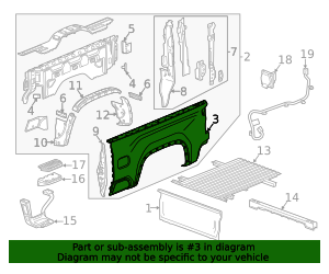 2020-2024 GM Outer Panel 84978554 GM | GMPartsDirect.com