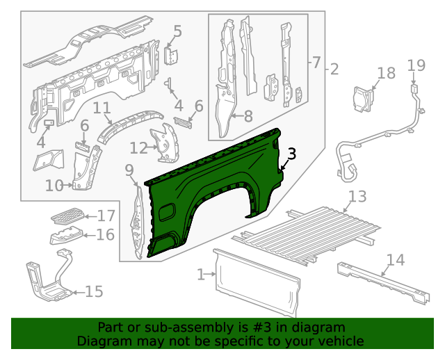 2020-2024 GM Outer Panel 84978554 GM | GMPartsDirect.com