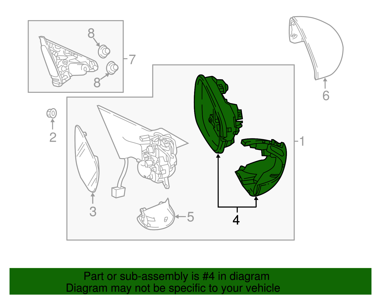 76205-TVA-A01 - Housing Set R - 2018-2020 Honda Accord | Genuine Honda ...