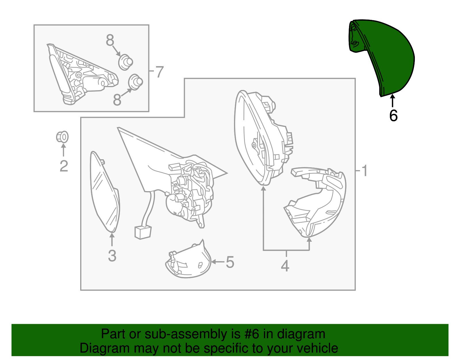 76251-TVA-A01ZJ - 2018-2025 Honda Accord - Cap L Skull *NH731P ...