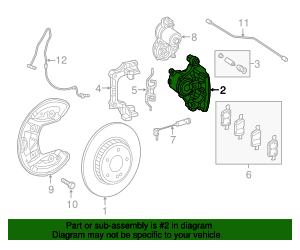 2017-2023 Mercedes-Benz C 300 Caliper 2054230281 | AutoNation Parts