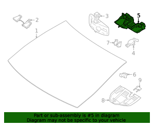 223-900-74-36 - Lane Departure System Camera - 2021-2023 Mercedes-Benz ...