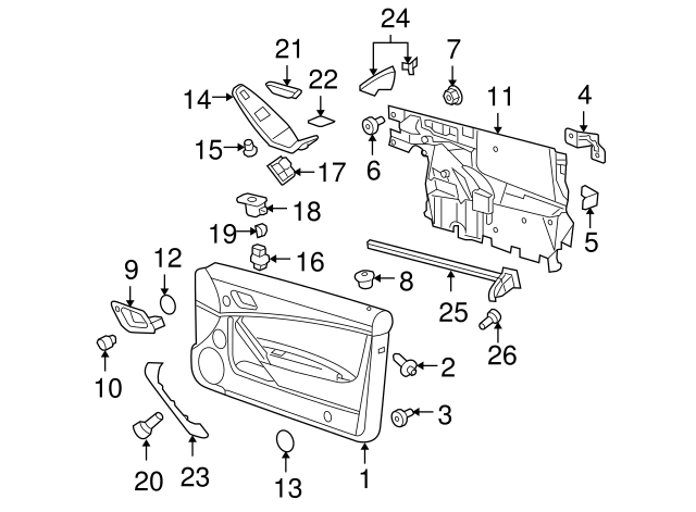 1995-2024 GM Multi-Purpose Clip 20699808 GM | GMPartsDirect.com