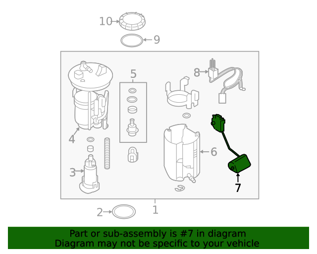 42081FL080 - Level Sensor - 2019-2021 Subaru Crosstrek | Subaru Parts Deals