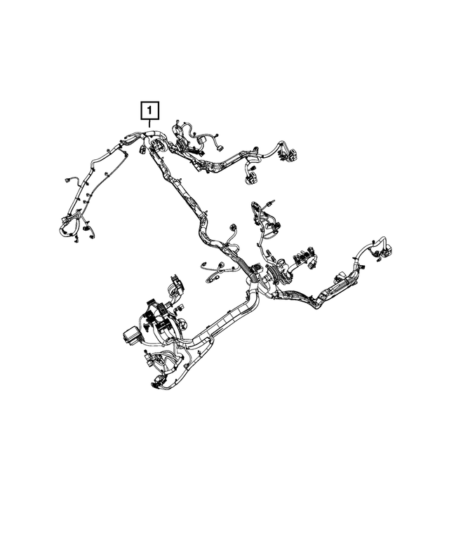 2021 Ram 1500 Dash Wiring 68474532AD | Mopar Estores