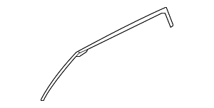 2015-2020 Hyundai Upper Weather-Strip 83160-B1001 | QuirkParts