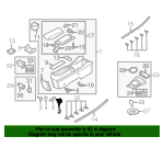 1993-2015 Mazda Side Trim Panel Fastener B467-68-AC3-02 ...