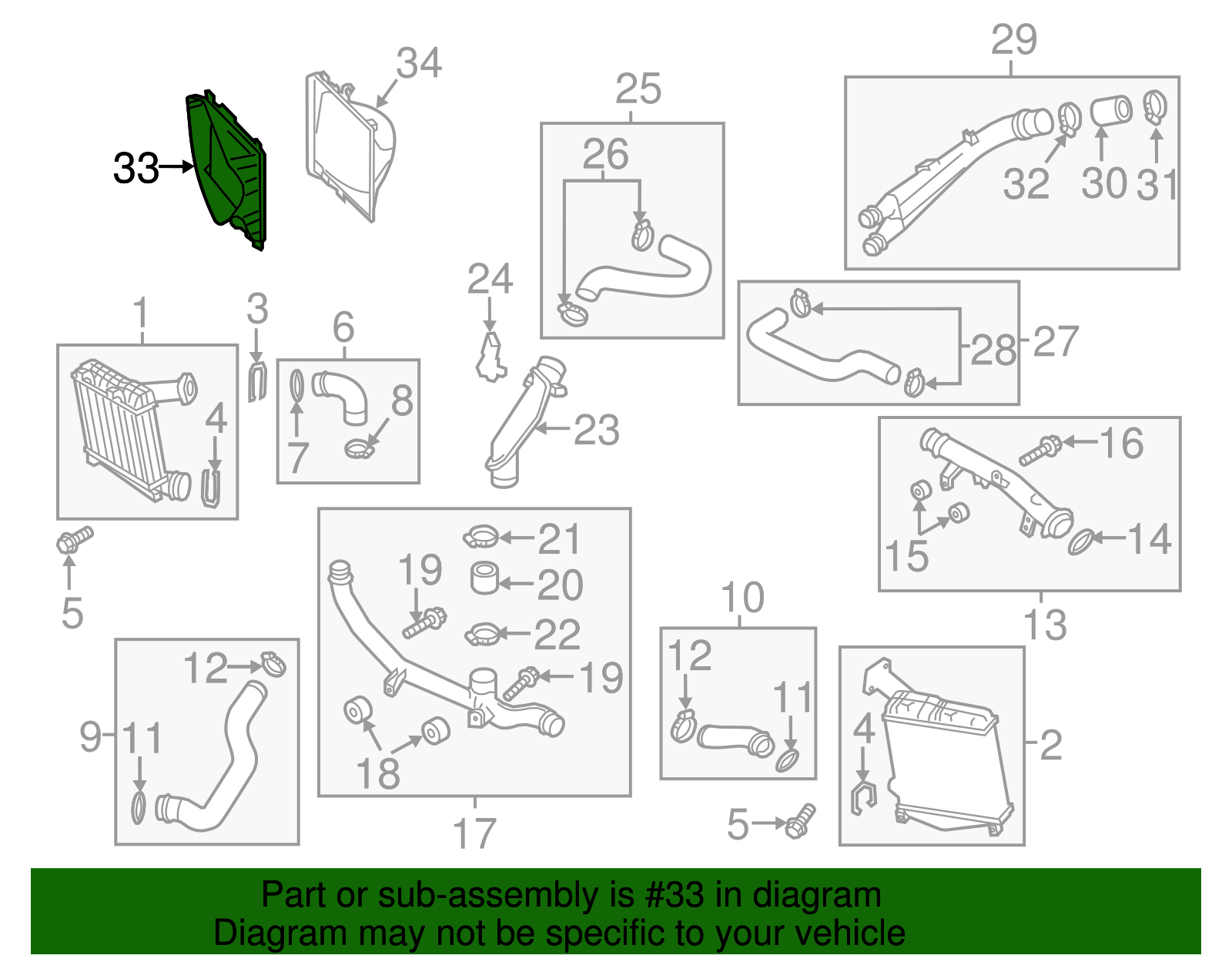 958-575-321-10 - Radiator Support Air Duct 2013-2014 Porsche Cayenne ...