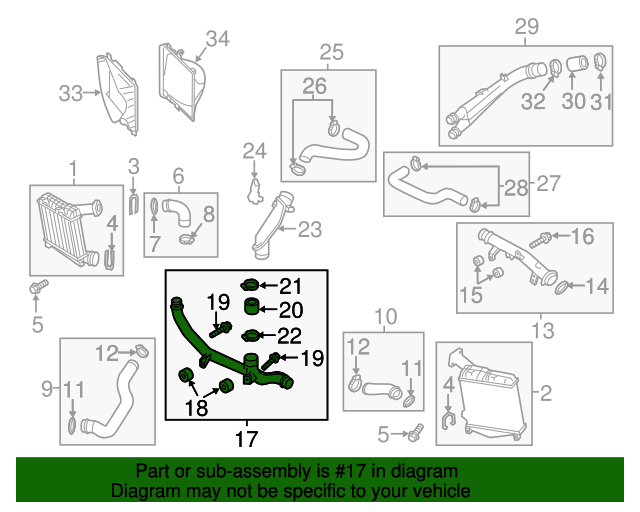 958-110-790-00 - Turbocharger Intercooler Pipe 2013-2016 Porsche ...