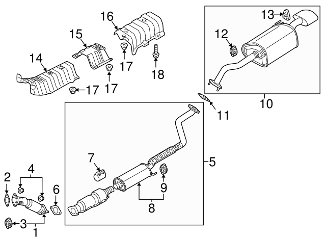 28795-A7000 - Heat Shield 2014-2018 Kia | Kia.Parts Store