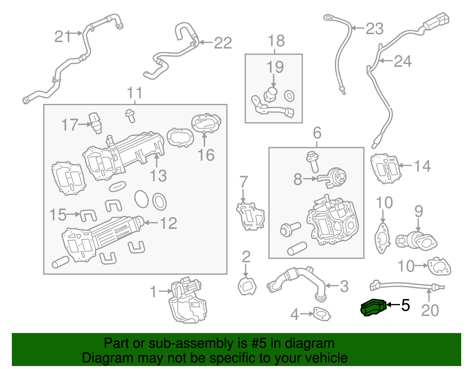 BC3Z-9E882-A - Vacuum Valve 2011-2016 Ford | Big 3 Auto Parts