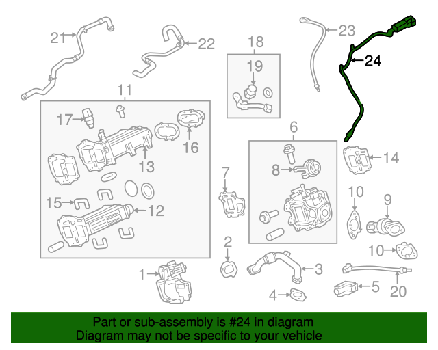 2013-2016 Ford Nox Sensor DC3Z-9D378-D | OEM Parts Online