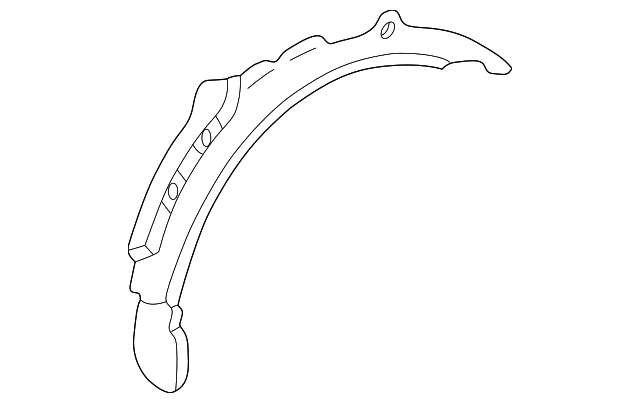 1998-2007 Toyota Land Cruiser Wheelhouse 61608-60290 | Toyota Parts Center