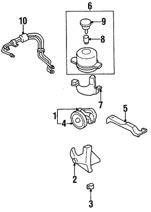 Genuine OEM Subaru Steering Pumps | Subaru Parts Plus
