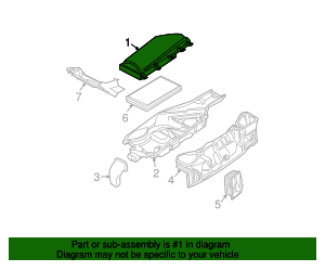 2004-2010 BMW Cover, filter housing, right 64-31-6-950-936 ...