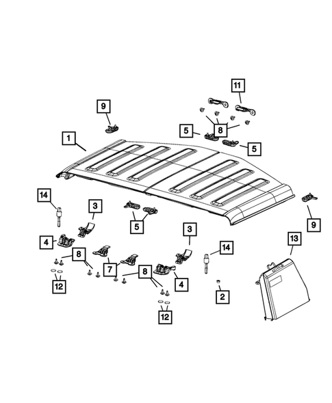 Roof for 2020 Jeep Wrangler | DodgeParts.com