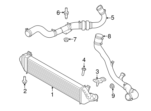 Intercooler for 2014 Ford Transit Connect | QuirkParts