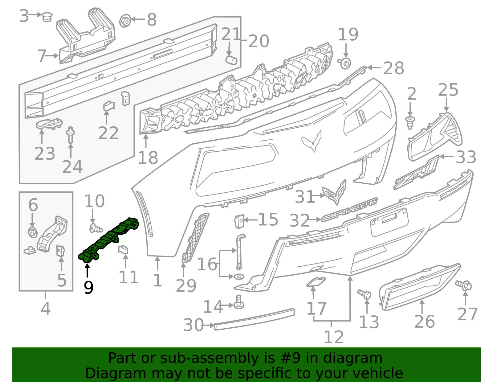 22887234 - OEM GM Side Retainer | GMPartsCenter.net | GM Parts Center