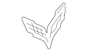 22996232 - Rear Deck Lid Corvette Name Plate in Carbon Flash with ...