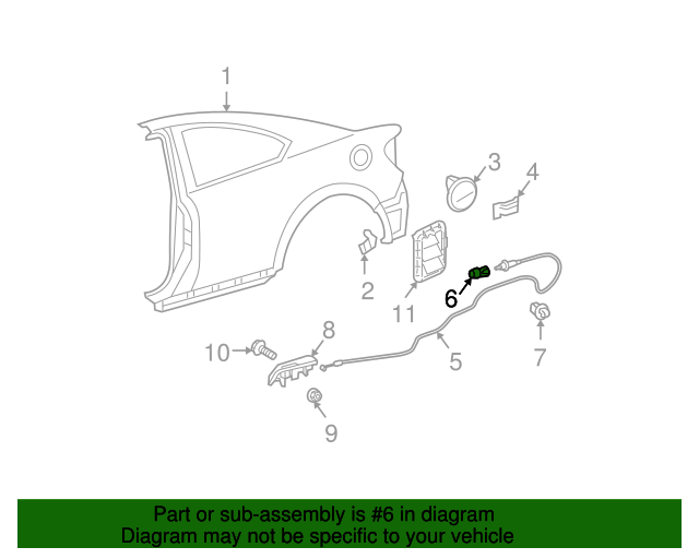 Release Cable Retainer - Toyota (77377-12050) | Toyota Parts
