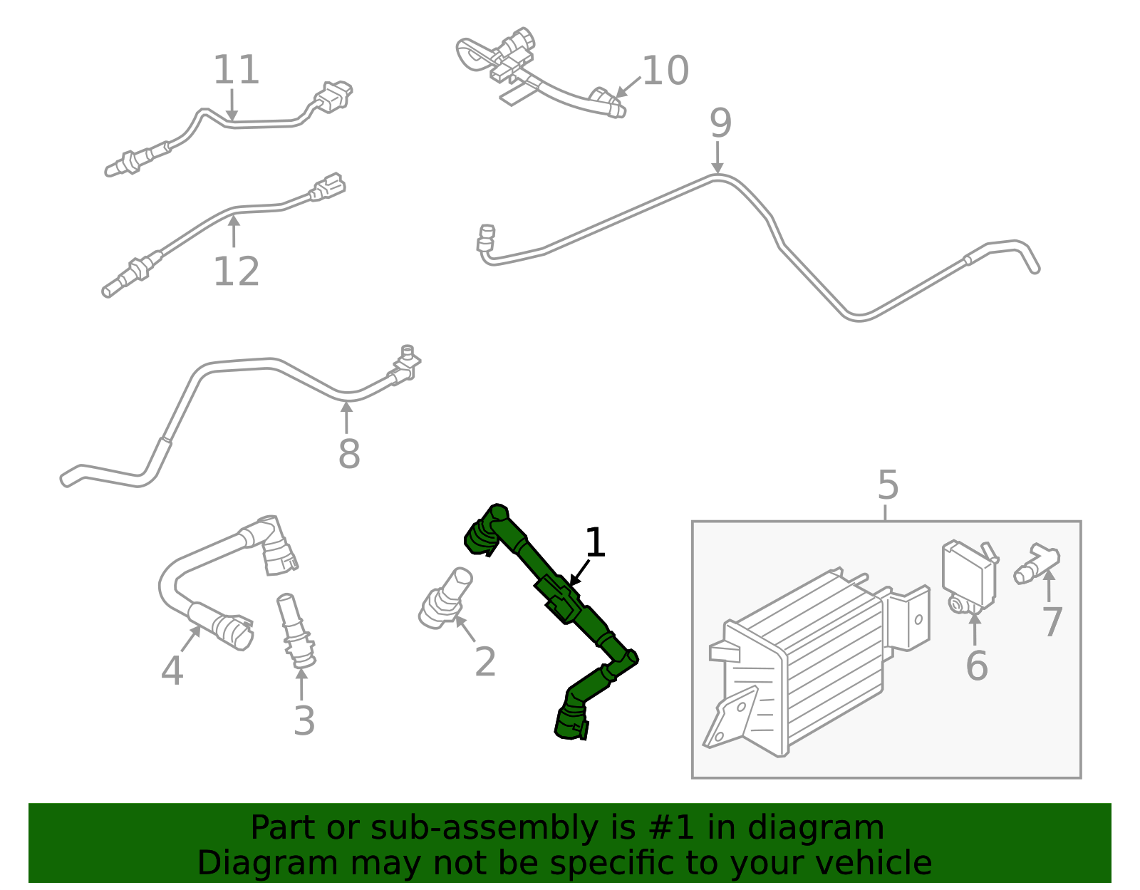 2024-2025 Ford F-150 PCV Valve Hose RL3Z-6758-A | OEM Ford Parts Online